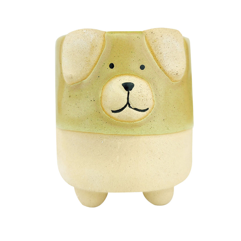 Ceramic Cute Dog Pot | Mini Ceramic Pot for Succulents and Cacti ...