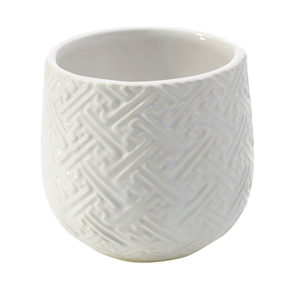 White Kabasa Vintage Succulent Pot | Home Decor Ideas with Rustic Style ...